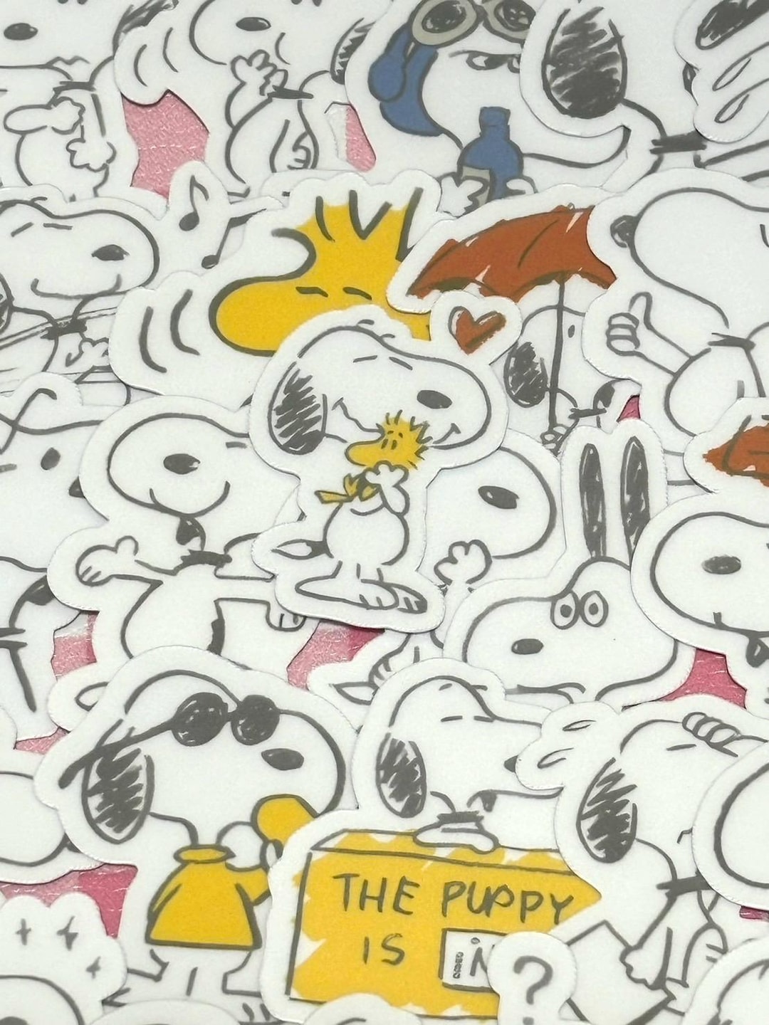 Snoopy, 40 Pcs, Stickers, Vintage, Anime, Waterproof, Japan, Kawaii ...
