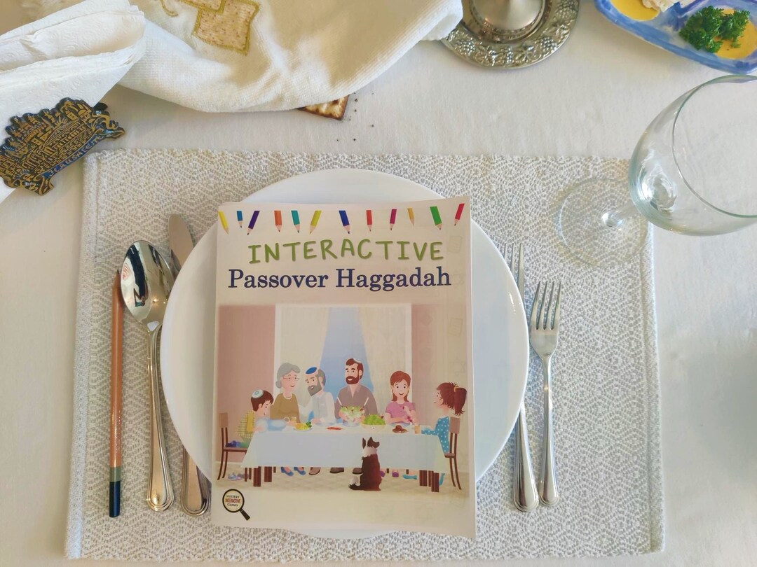 Kids Passover Haggadah - Interactive for Short Passover Seder | Ages 5 ...