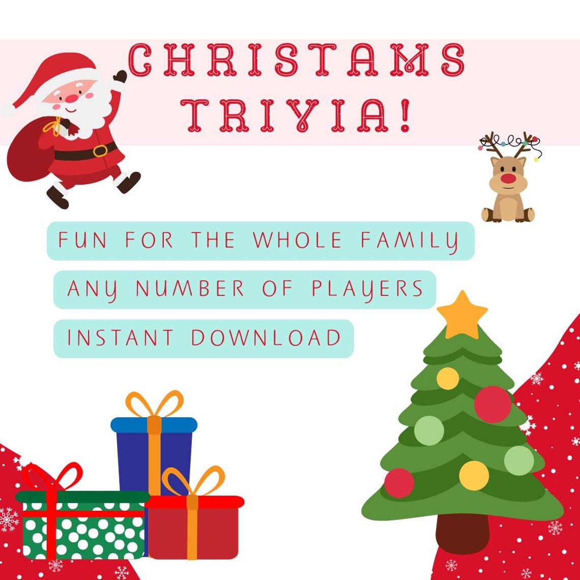 Christmas Trivia/ Family Game Night/digital Fun & Educational Christmas ...