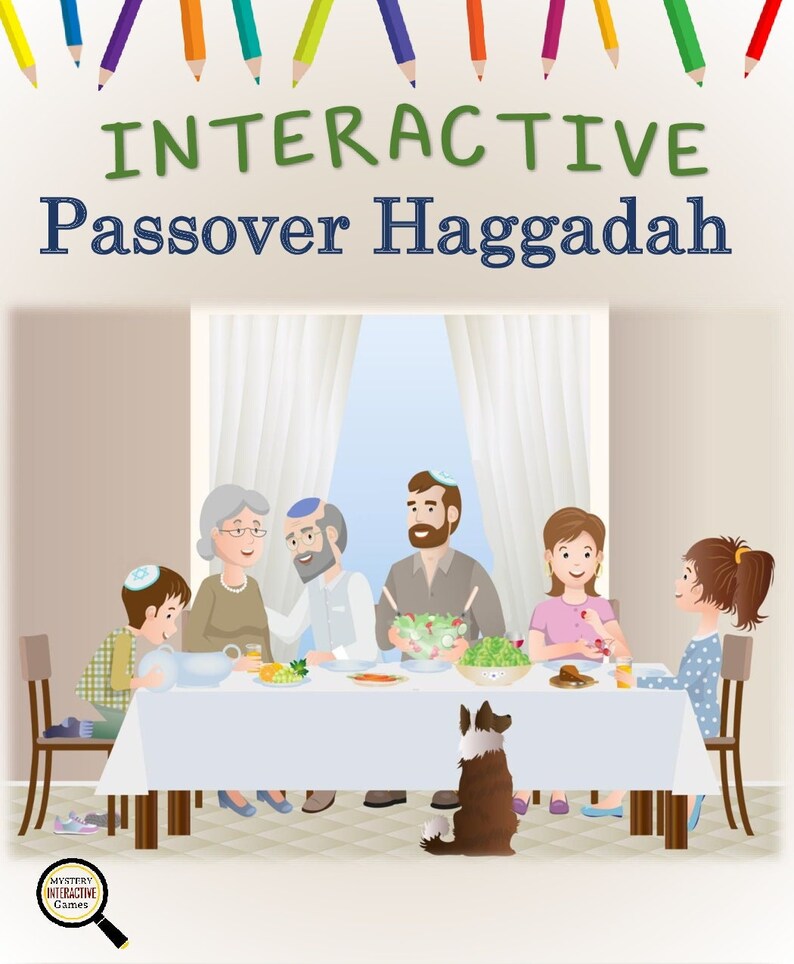 Kids Passover Haggadah - Interactive for Short Passover Seder | Ages 5 ...