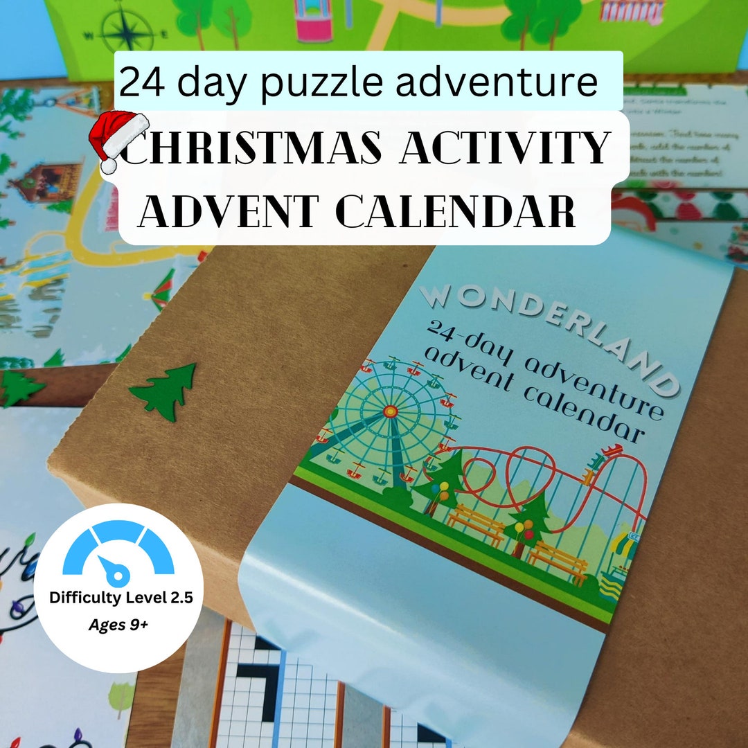 Adventure Advent 24 Day Game for Kids/ Tweens/ Teens Wonderland 24-day ...