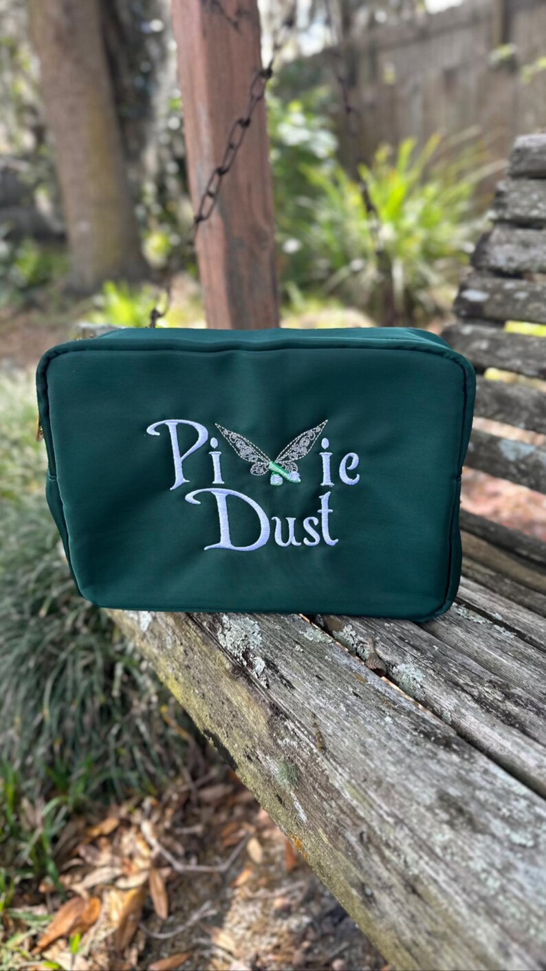 Disney Inspired Pixie Dust Tinkerbell Embroidered Xl Dark Etsy