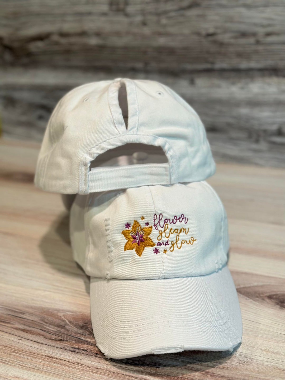 Disney Inspired "flowers Gleam and Glow" Rapunzel Embroidered White ...