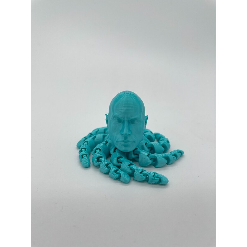 Therocktopus Dwayne Johnson Fidget Toy 3D Printed the Rock - Etsy