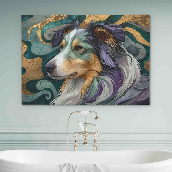 Sheepdog Painting - Etsy