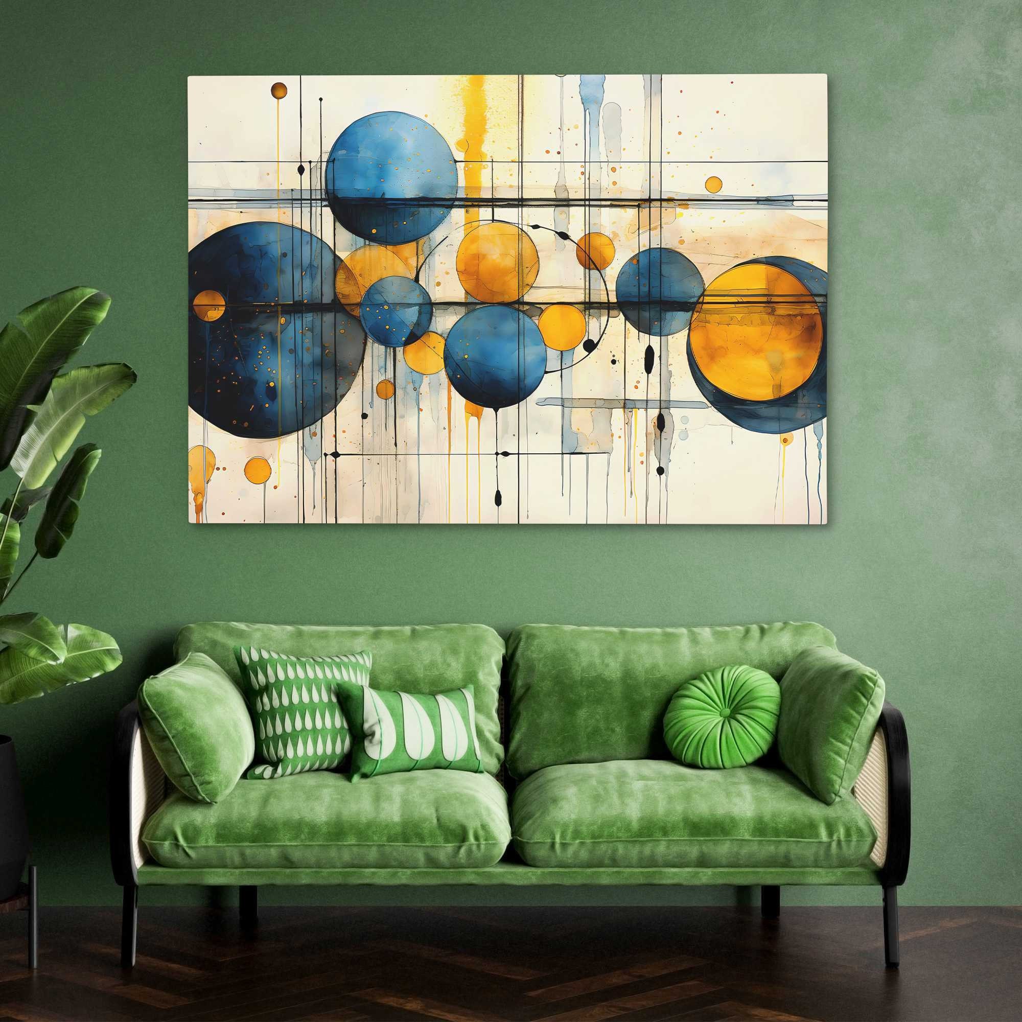 Contrasting Timeline Art for Living Room Walls Abstract - Etsy