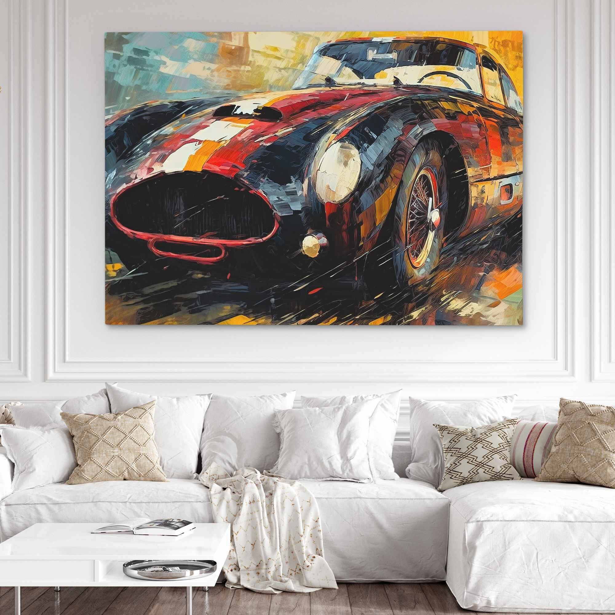 Classic Race Car Art Automotive Wall Art Print Car Guy Gift - Etsy