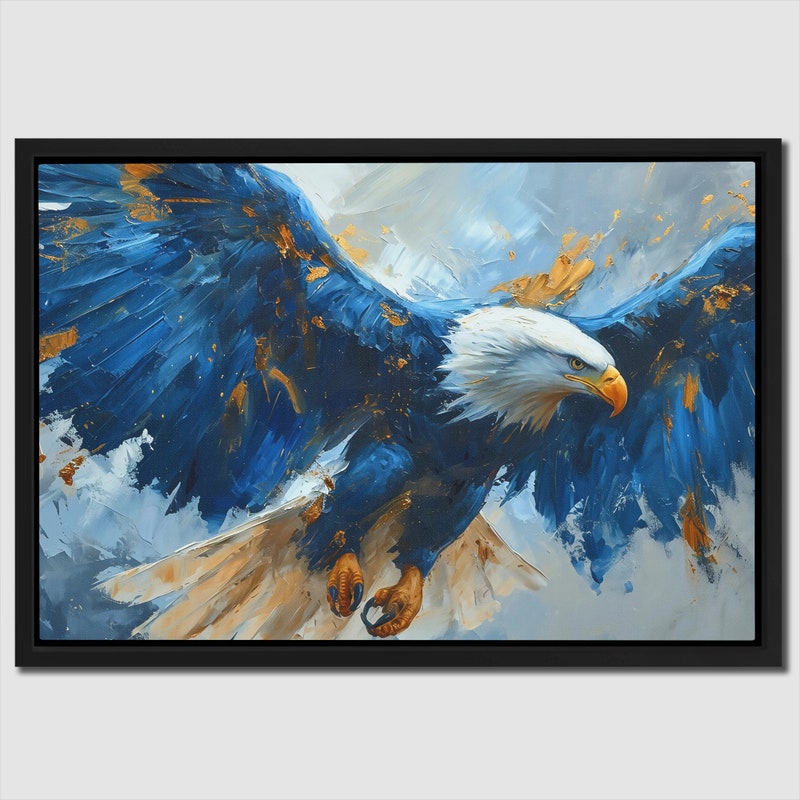 Soaring Eagle Framed Art - Etsy