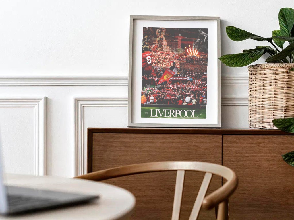 Liverpool FC Poster Digital Download | Premier League Football Soccer ...