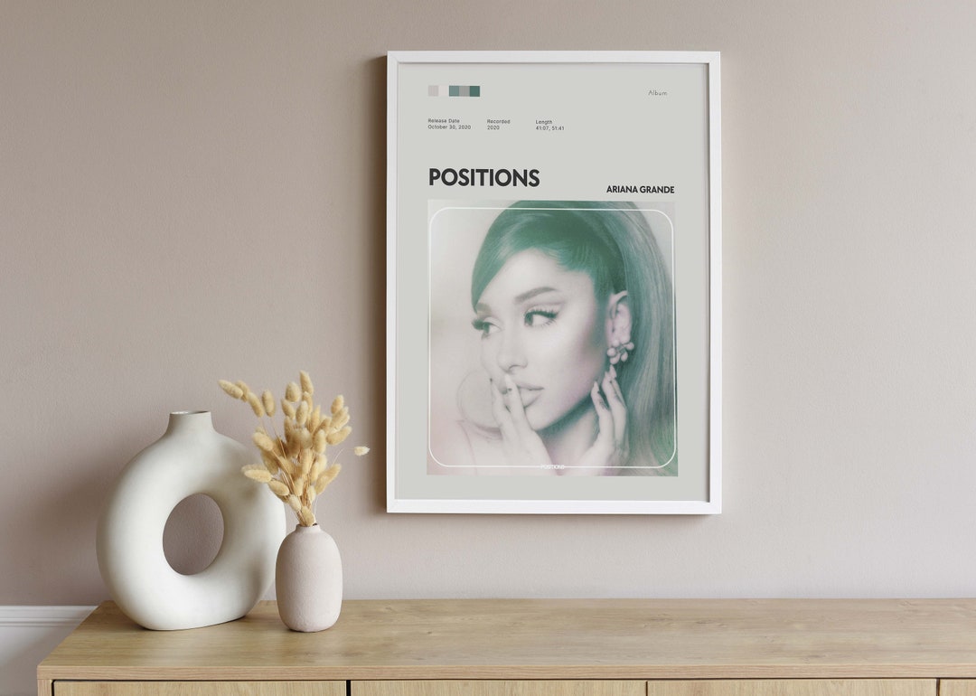 Ariana Grande Positions Album Art Poster (digital Download) - Etsy