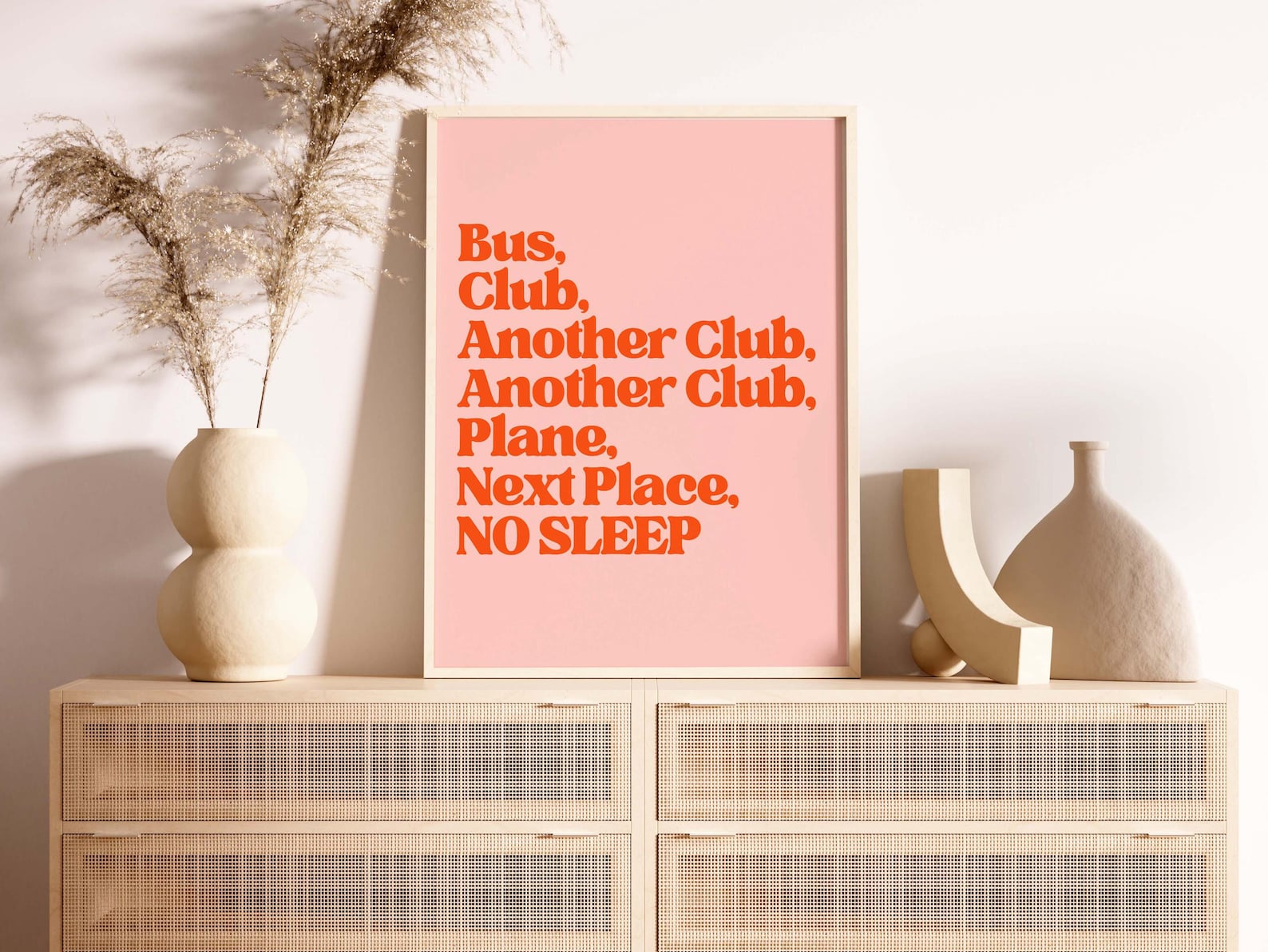 Bus, Club, Another Club, Plane, No Sleep Lady Gaga Quote Retro ...