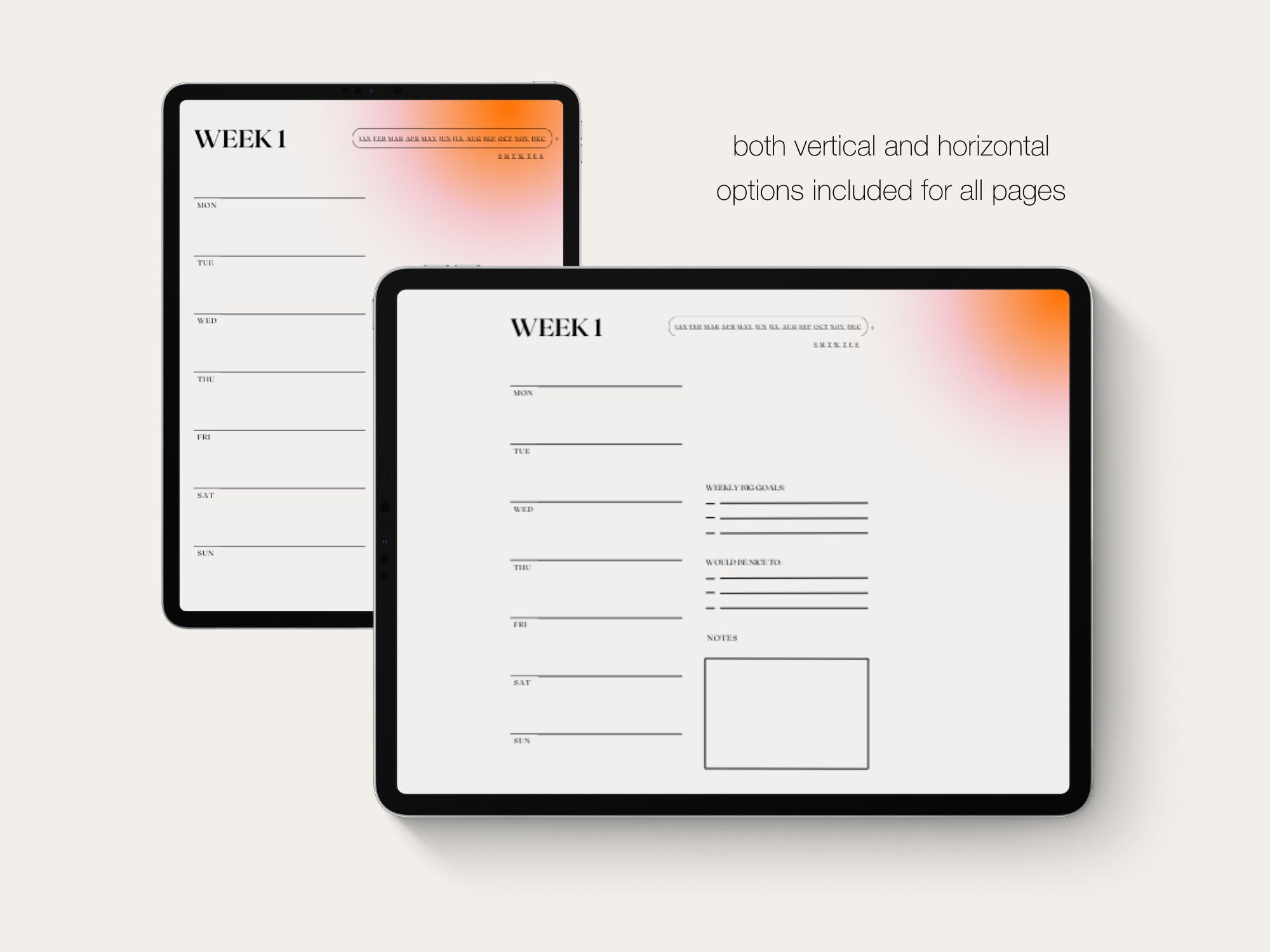 2023 Simple Aura Aesthetic Digital Planner Template | Goodnotes Planner ...
