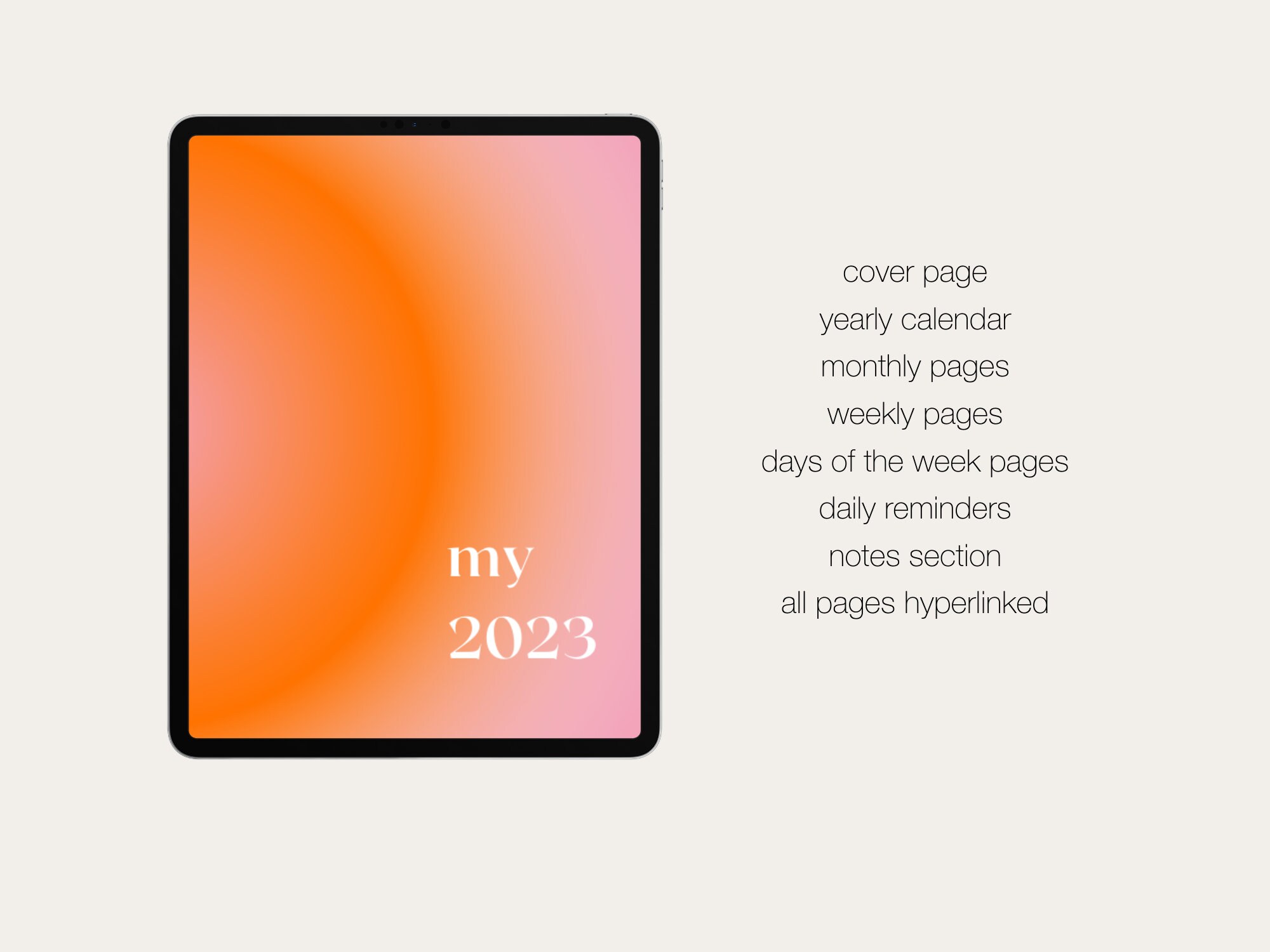 2023 Simple Aura Aesthetic Digital Planner Template | Goodnotes Planner ...