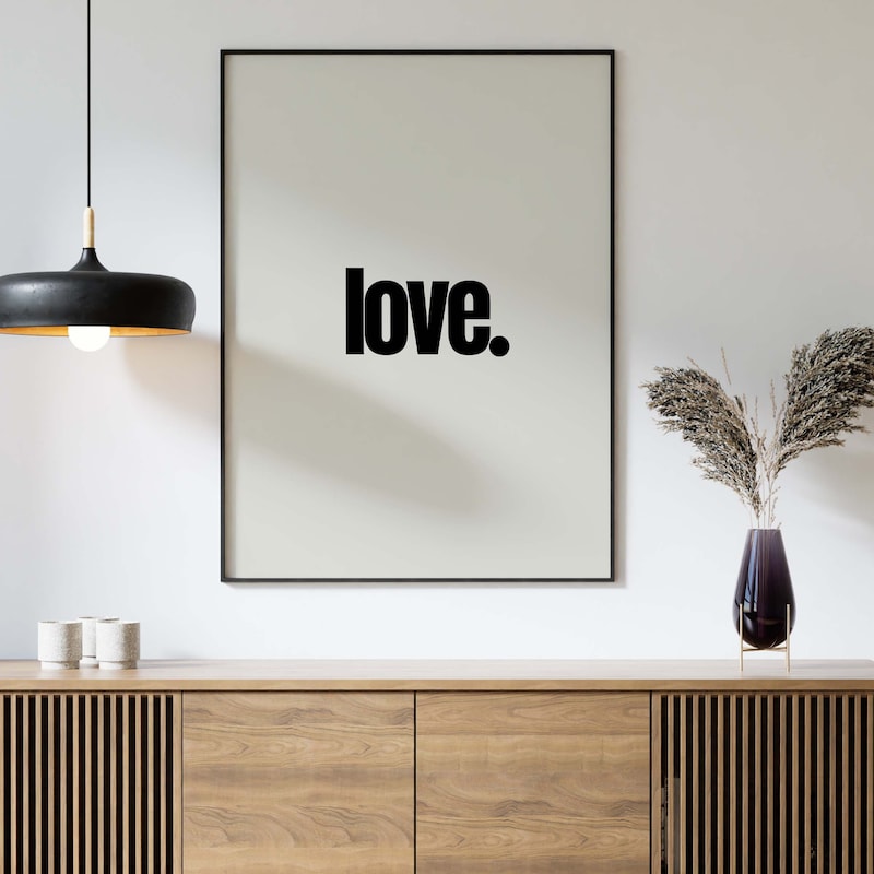 Minimal Text Posters - Etsy UK