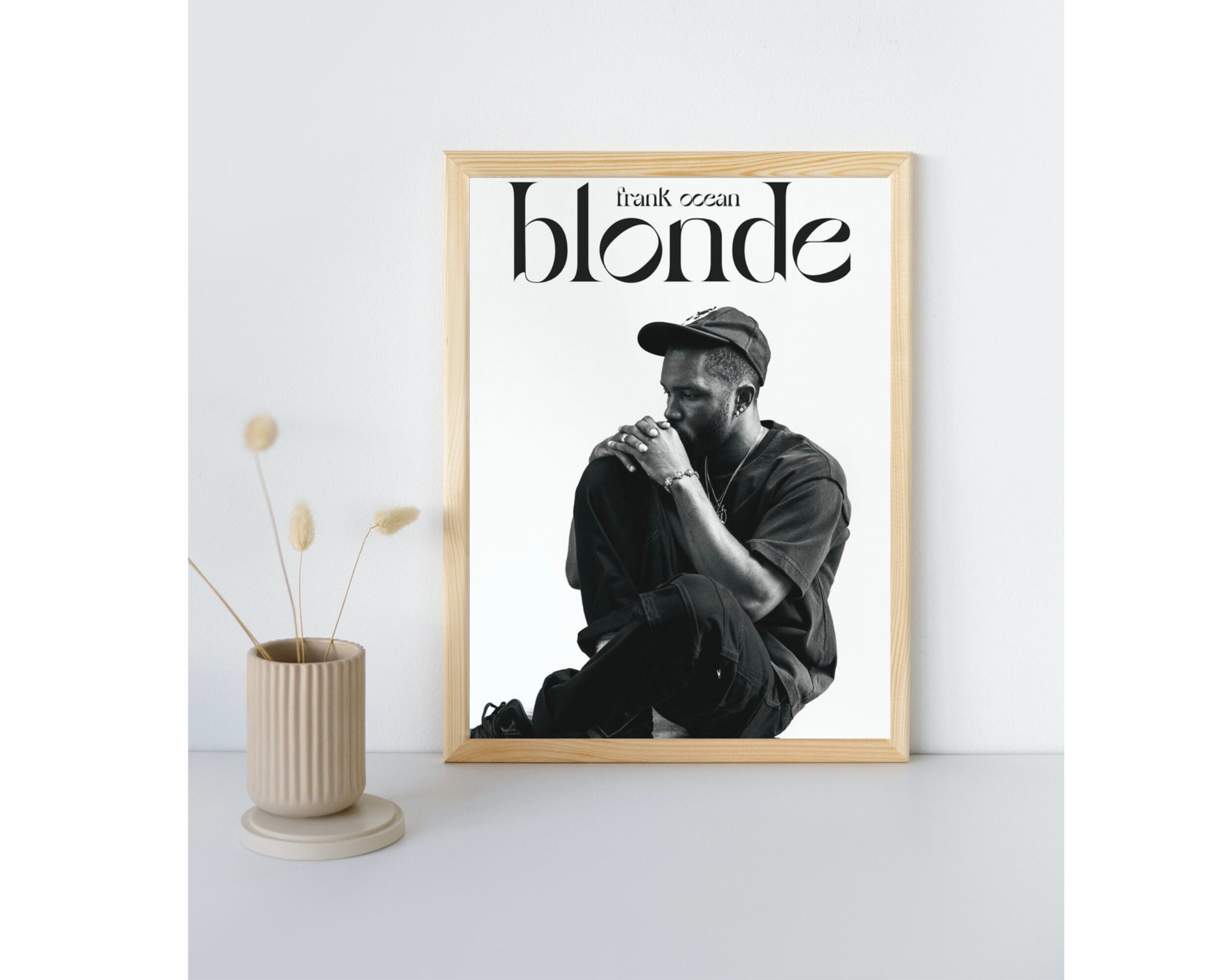 Frank Ocean Blonde Album Art Poster Home Decor Aesthetic Etsy