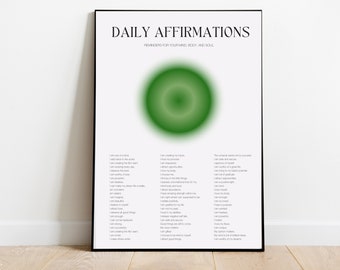 Words of Affirmation Poster - Etsy
