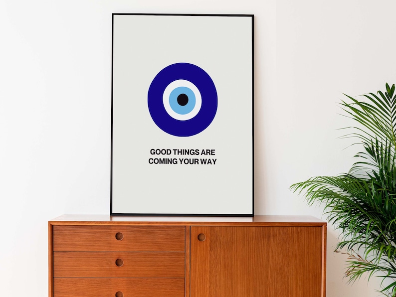 Good Things Are Coming Evil Eye Positive Affirmation Digital Download ...