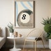 8 Ball Disco Ball Print: Retro Trendy Wall Art (digital Download) - Etsy