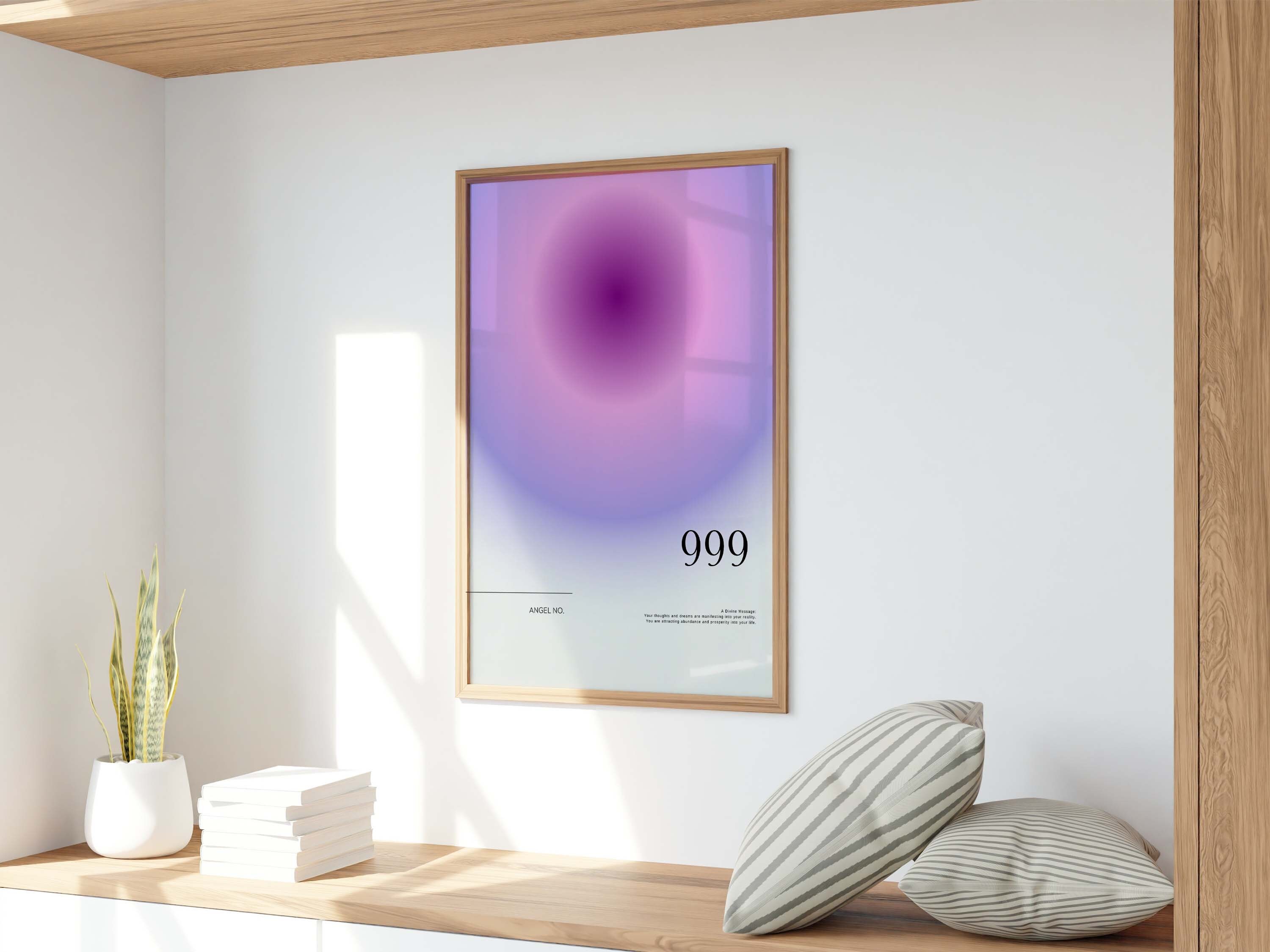 999 Aesthetic Angel Number Poster,angel Number Digital Download Print ...