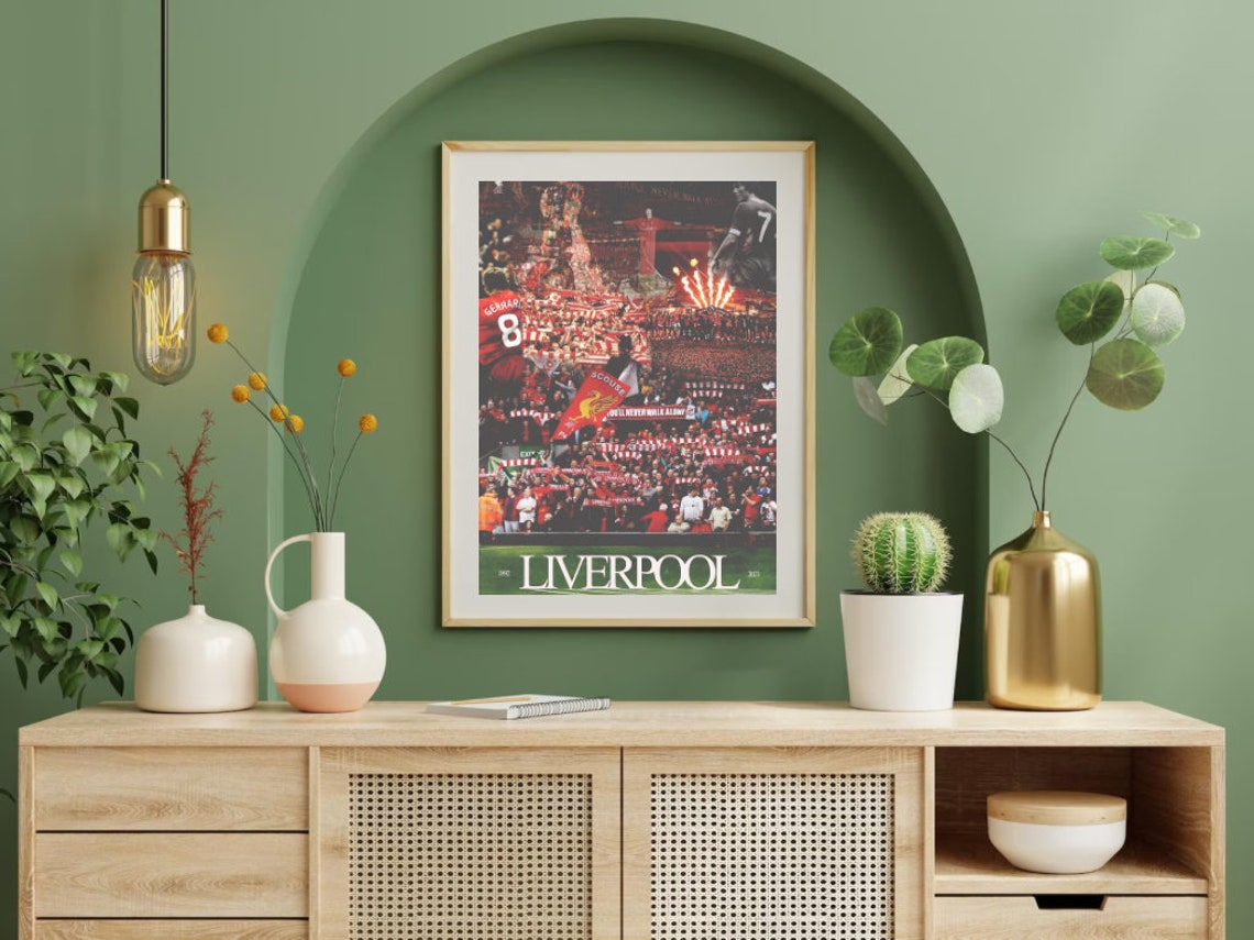 Liverpool FC Poster Digital Download Premier League Football Soccer ...