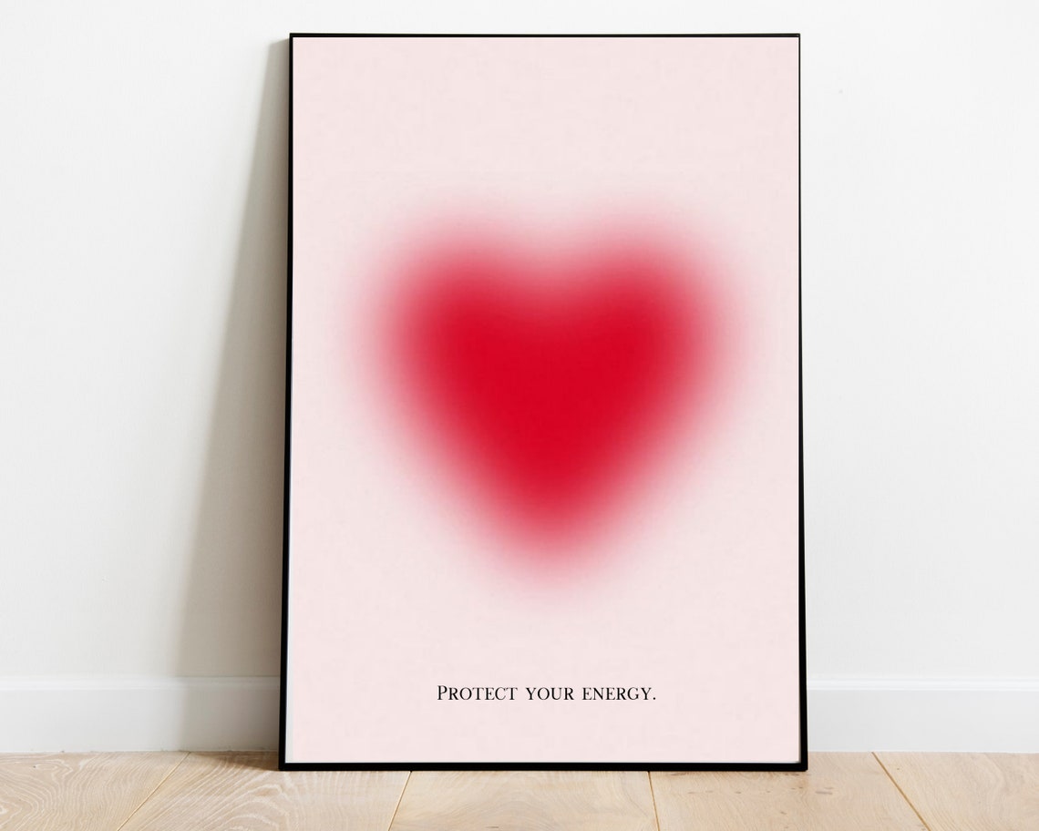 Protect Your Energy Pink Aura Poster Digital Download - Etsy
