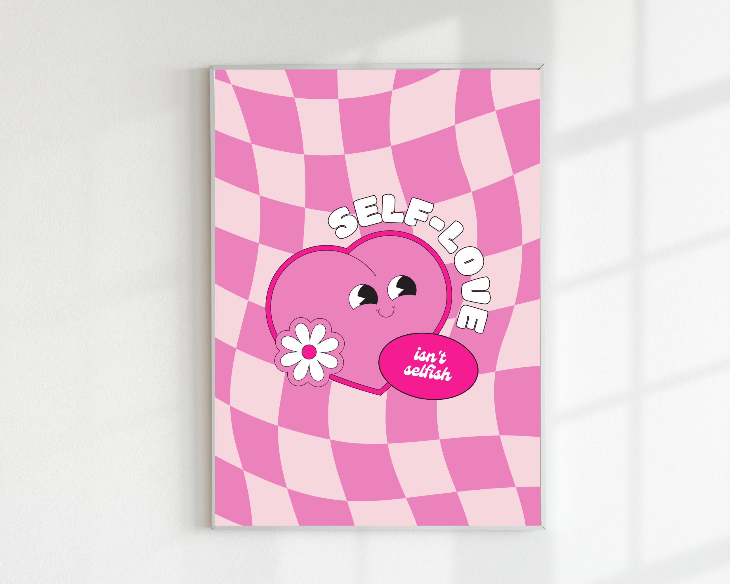 Self Love Isn't Selfish Poster Aesthetic Art Digital - Etsy