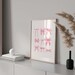 Pink Bows Poster Print Digital Download | Trendy Bow Tie Aesthetic Wall ...