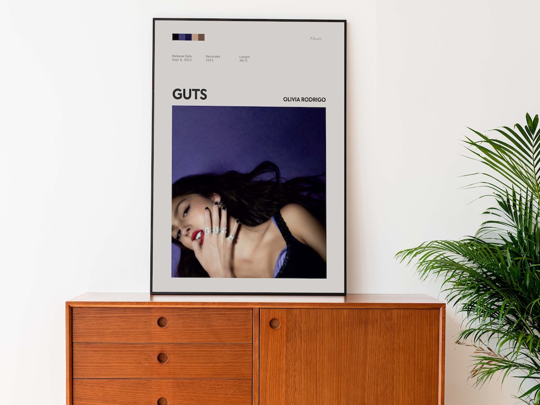 GUTS Olivia Rodrigo Album Art Poster: Home Decor (digital Download) - Etsy