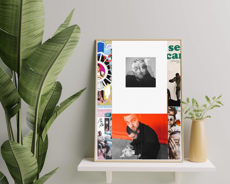 Mac Miller Album Poster, Mac Miller Album Bundle Print Digital Download ...