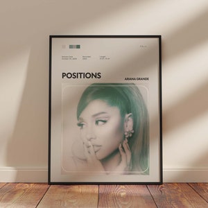 Ariana Grande Positions Album Art Poster (digital Download) - Etsy