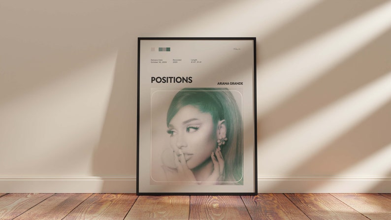 Ariana Grande Positions Album Art Poster (digital Download) - Etsy