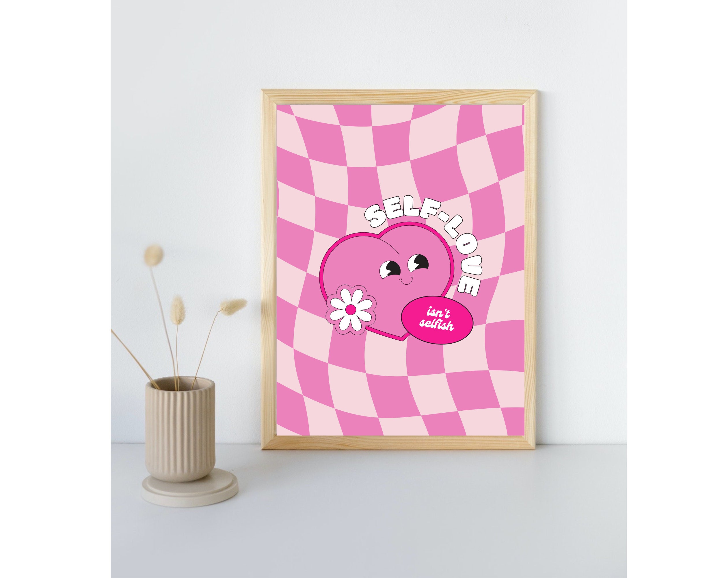 Self Love Isn't Selfish Poster Aesthetic Art Digital - Etsy