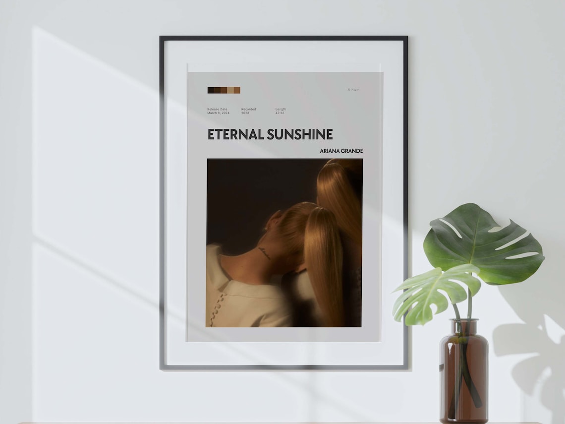 Eternal Sunshine Ariana Grande Album Cover Art Print (digital Download ...