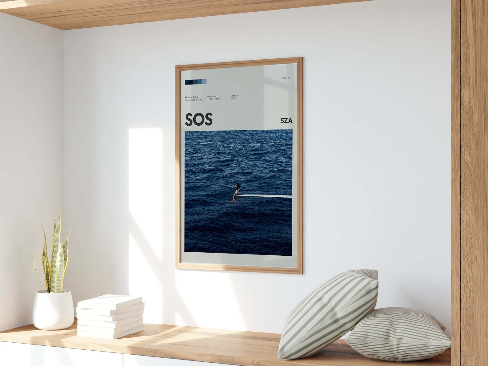 SZA SOS Album Art Poster - Home Decor - Wall Art - Album Cover Art - Etsy
