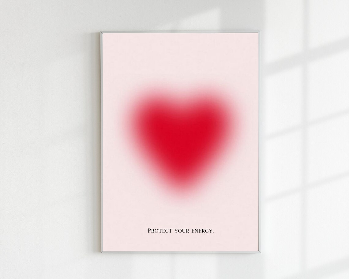 Protect Your Energy Pink Aura Poster Digital Download - Etsy