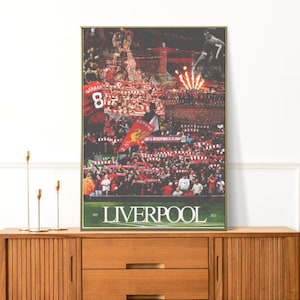 Liverpool FC Poster Digital Download | Premier League Football Soccer ...