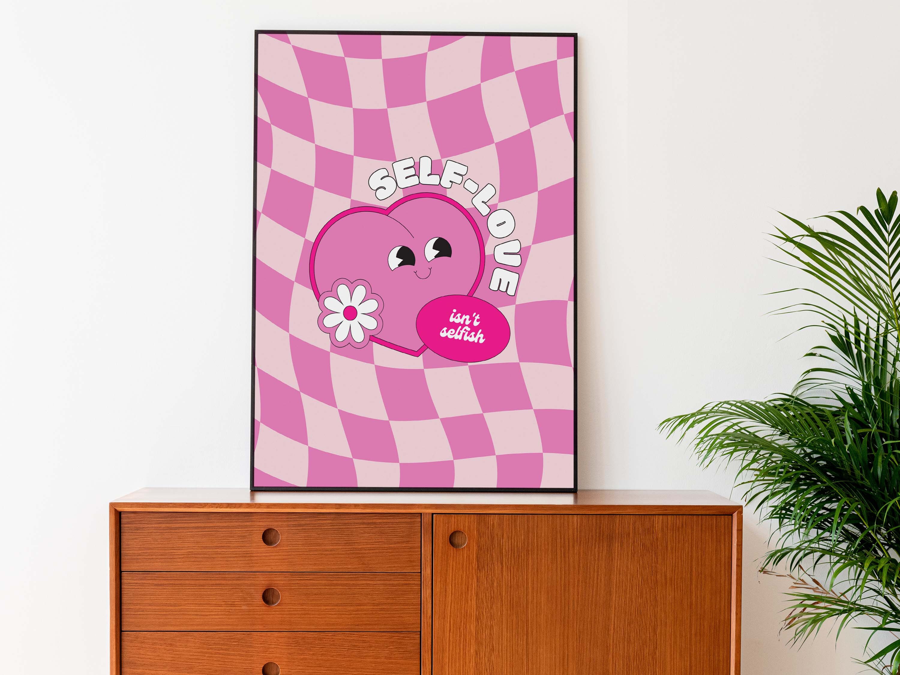 Self Love Isn't Selfish Poster Aesthetic Art Digital Download Print ...