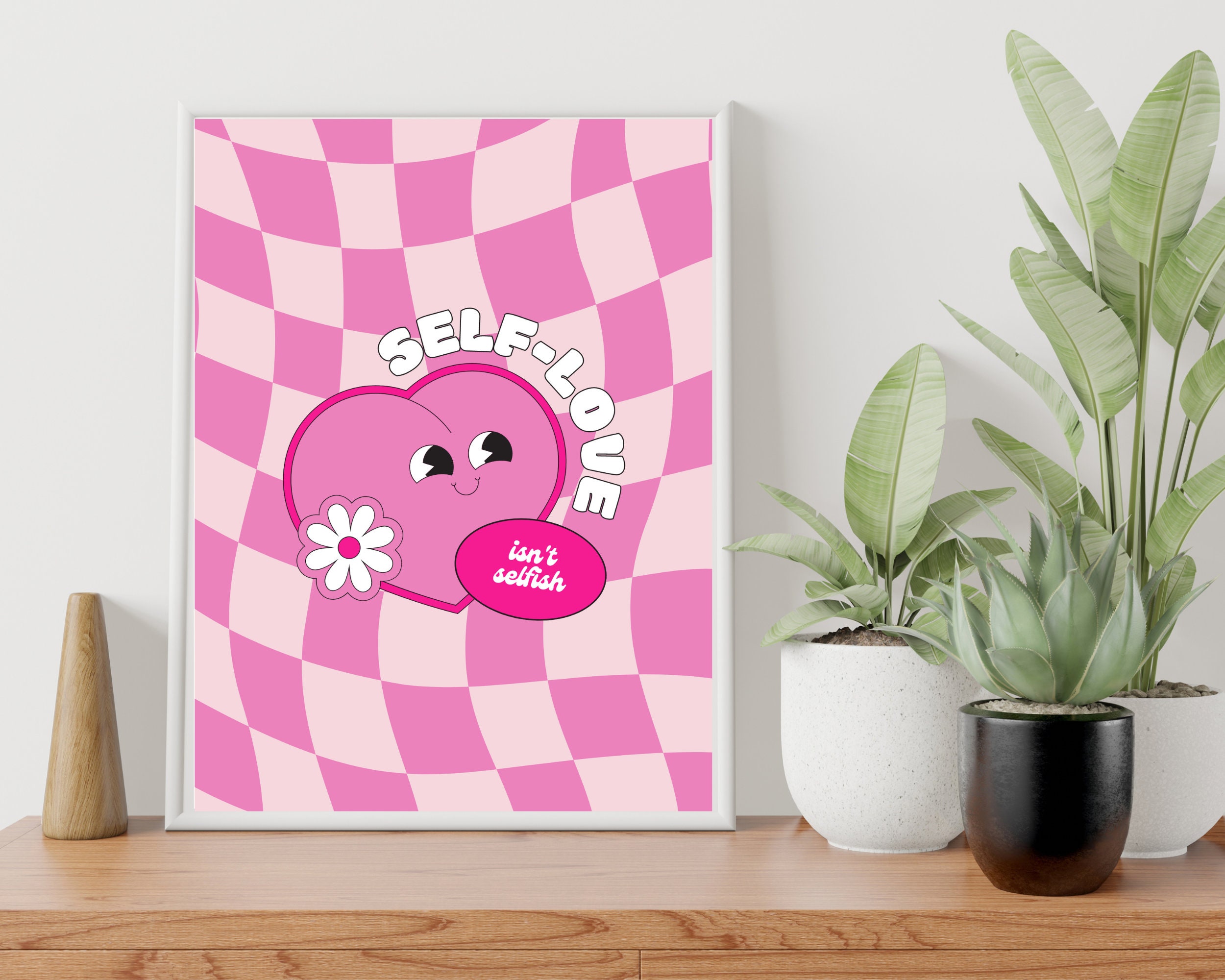 Self Love Isn't Selfish Poster Aesthetic Art Digital - Etsy