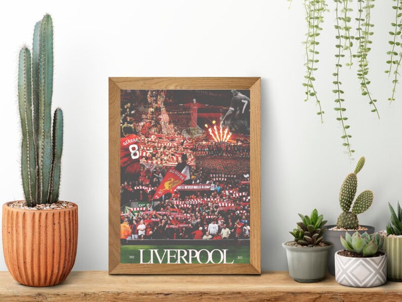 Liverpool FC Poster Digital Download | Premier League Football Soccer ...