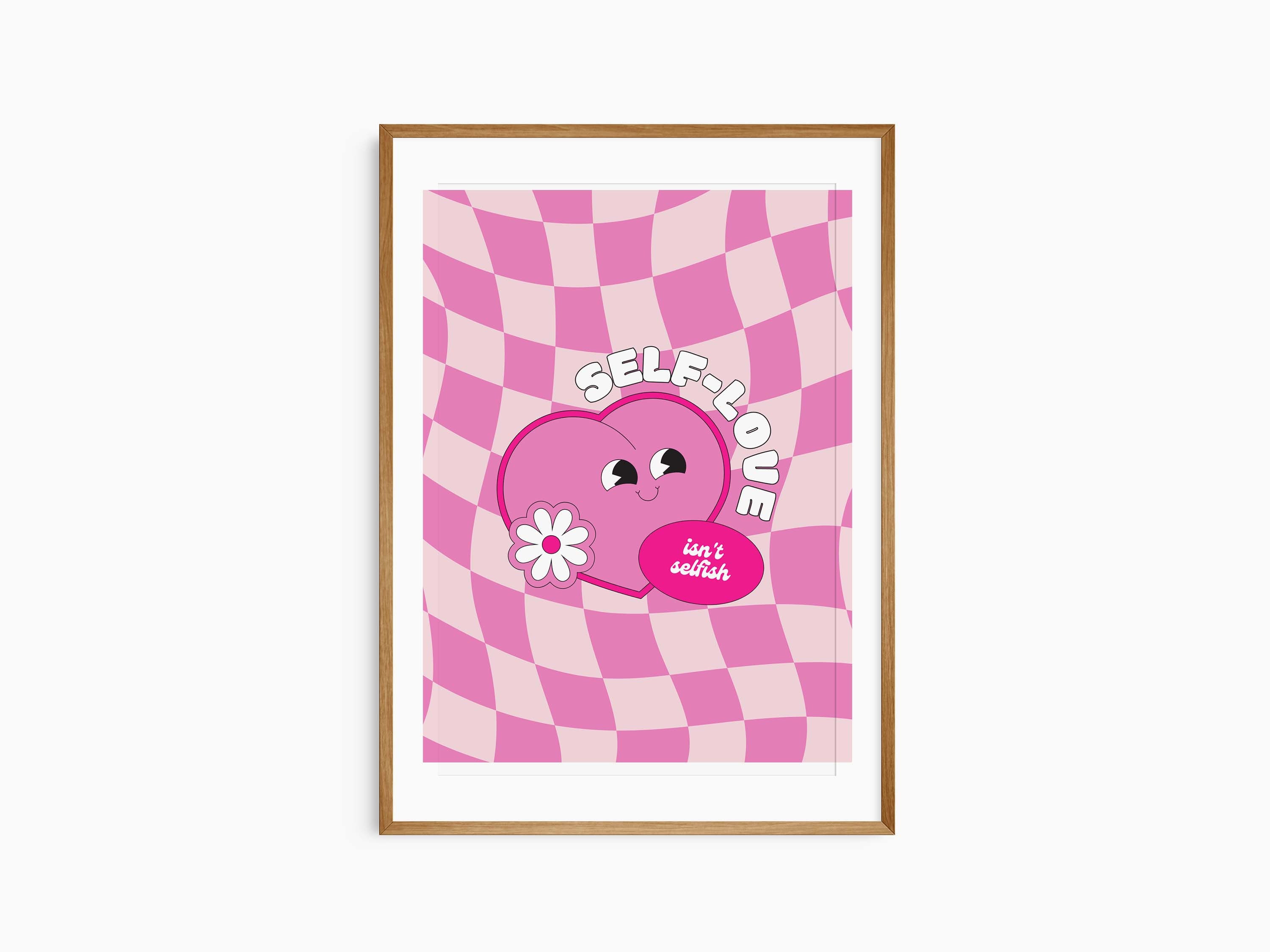 Self Love Isn't Selfish Poster Aesthetic Art Digital Download Print ...