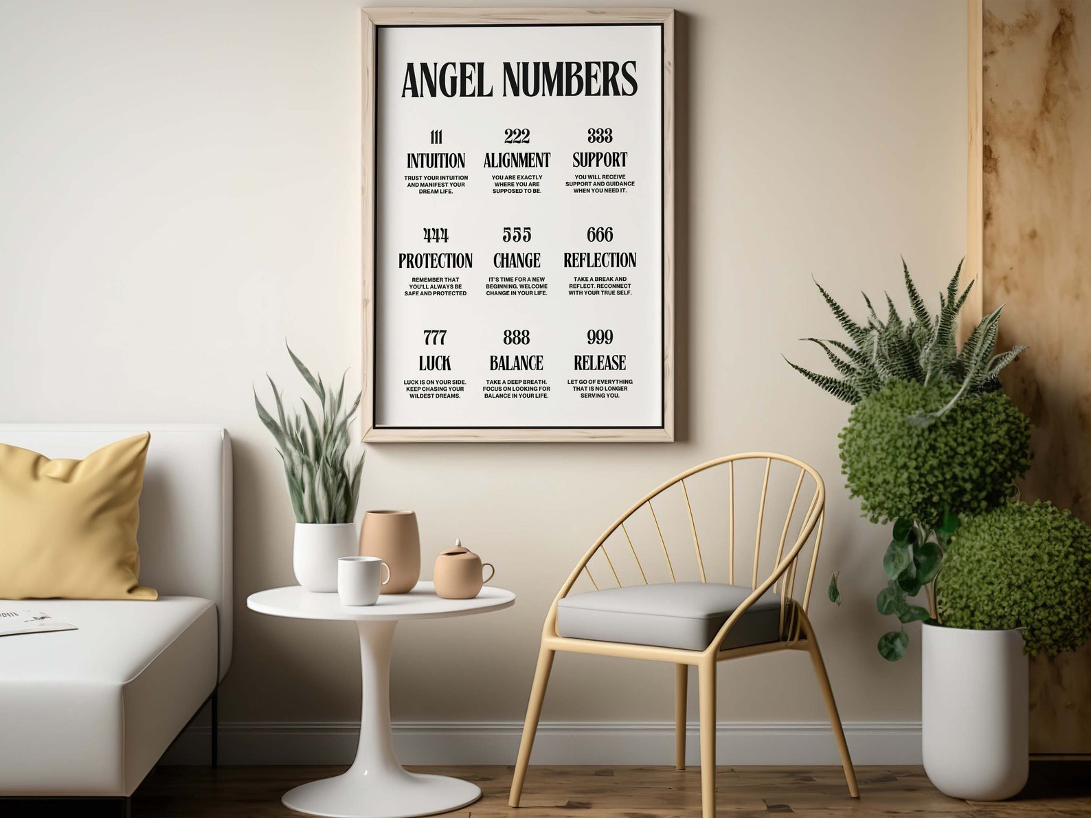 Angel Number Print | Retro Aesthetic Gradient Art (digital Download) - Etsy