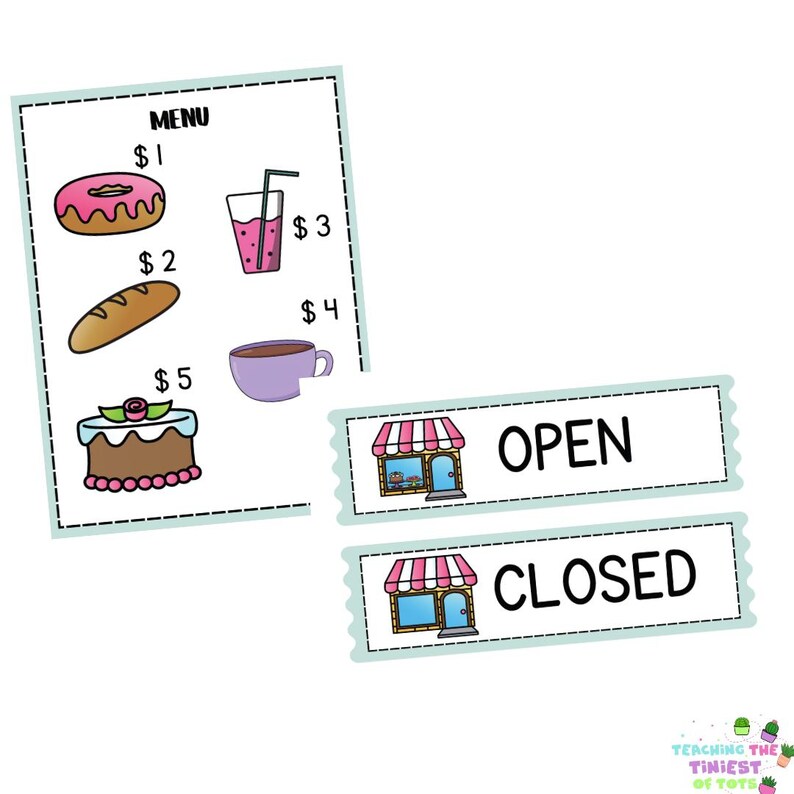Bakery Dramatic Play Center Preschool Activities - Etsy
