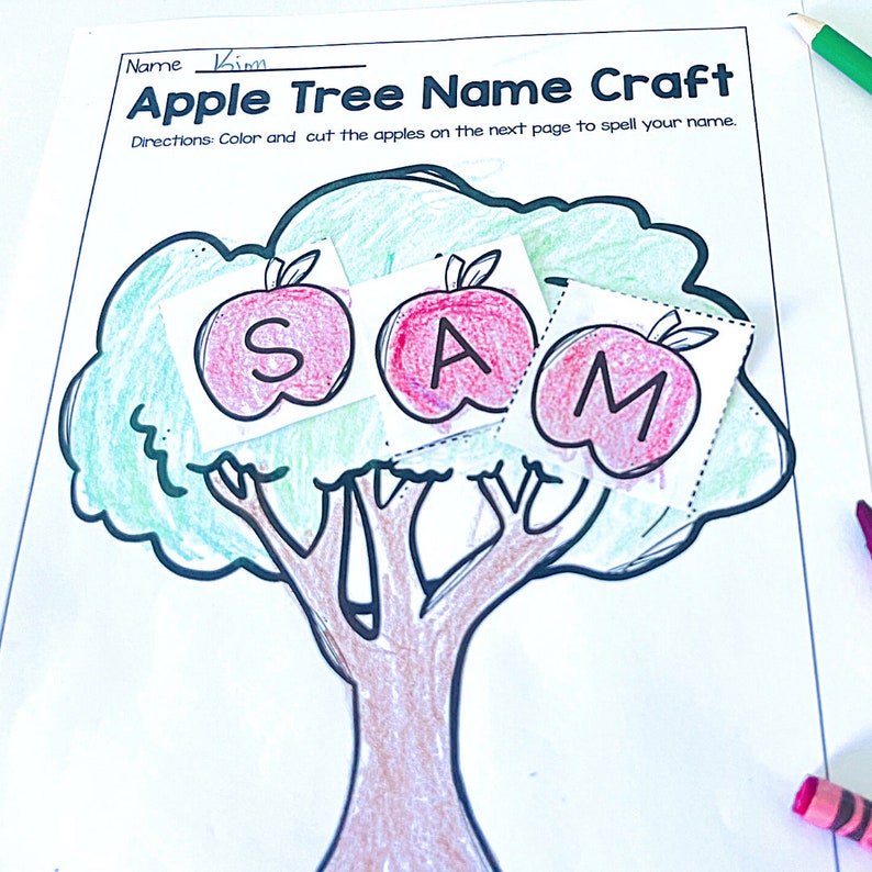 Apple Themed Arts and Crafts Apple Literature Guides Preschool ...