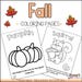Christian Fall Coloring Pages: Autumn Thanksgiving Bible Verses ...