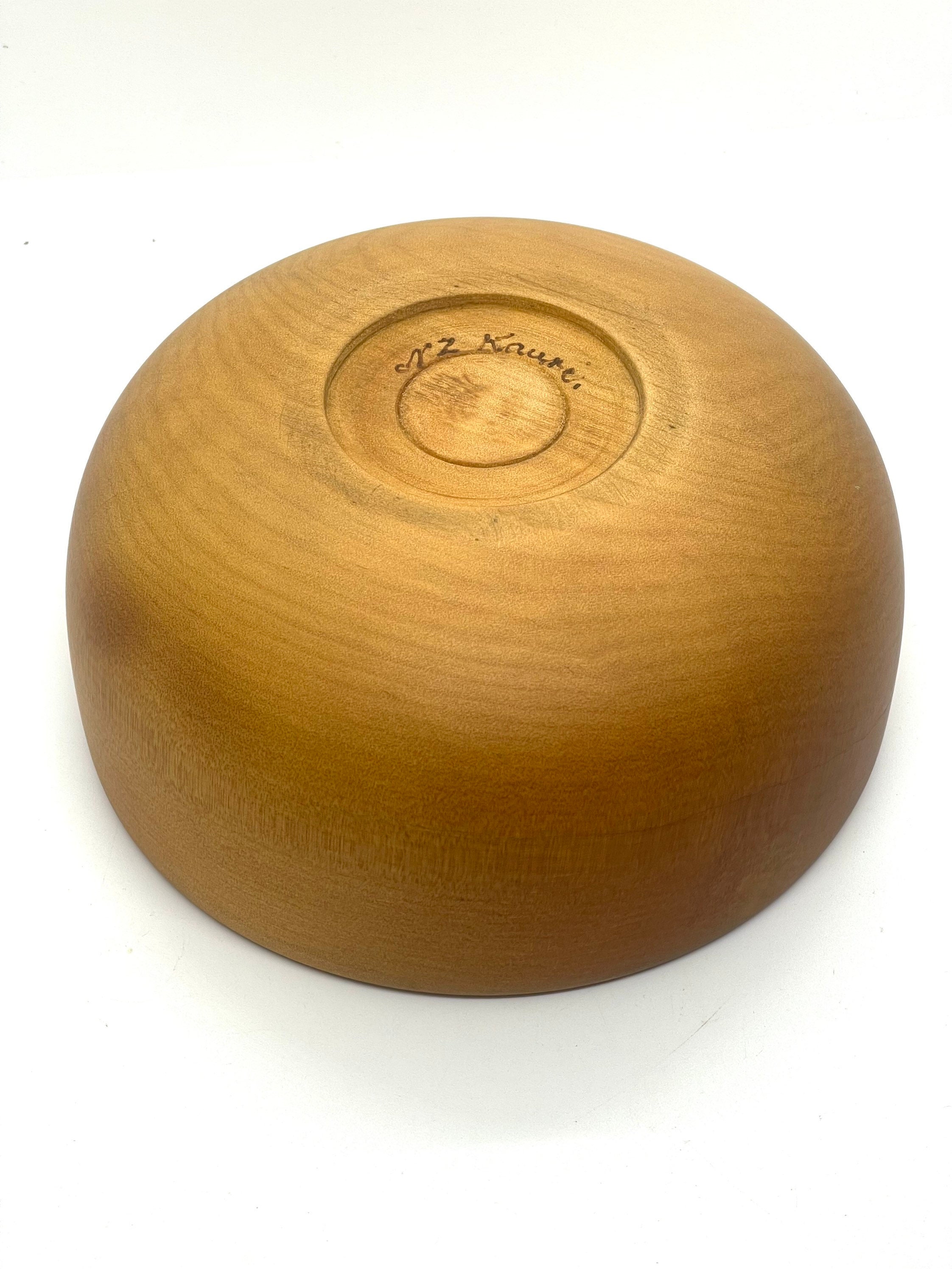Vintage Kauri Wood Timber Bowl Serving Salad Fruit NZ New - Etsy