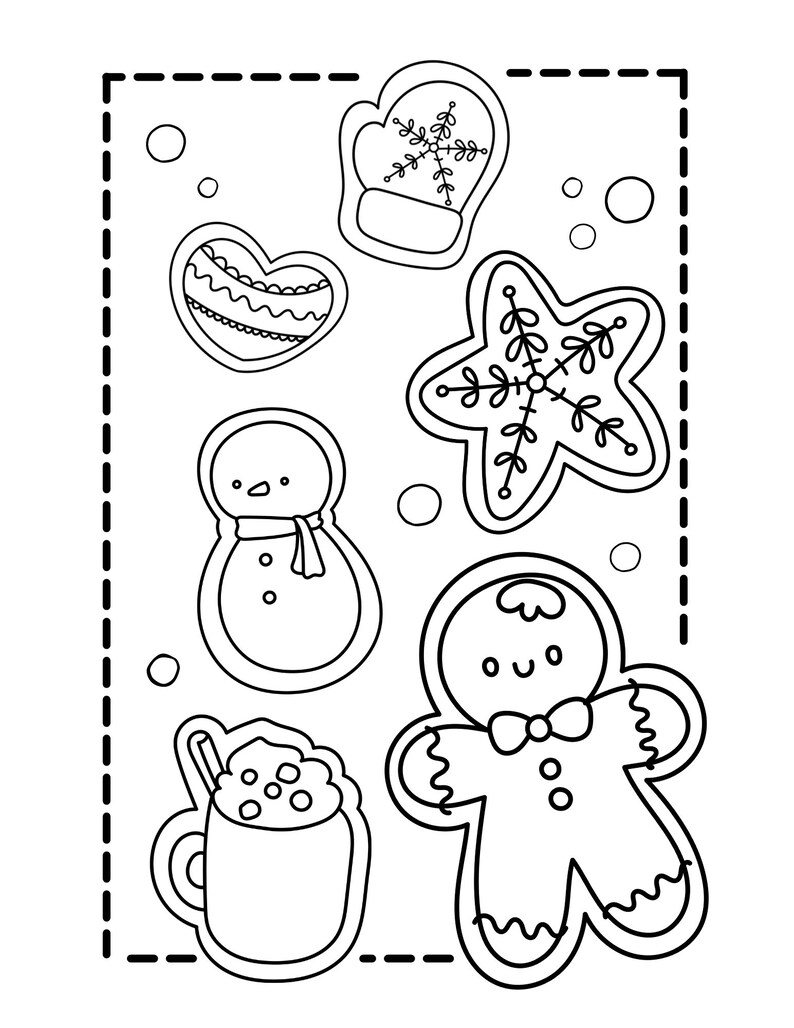 Christmas Coloring Pages for Teachers Holiday Theme Coloring - Etsy