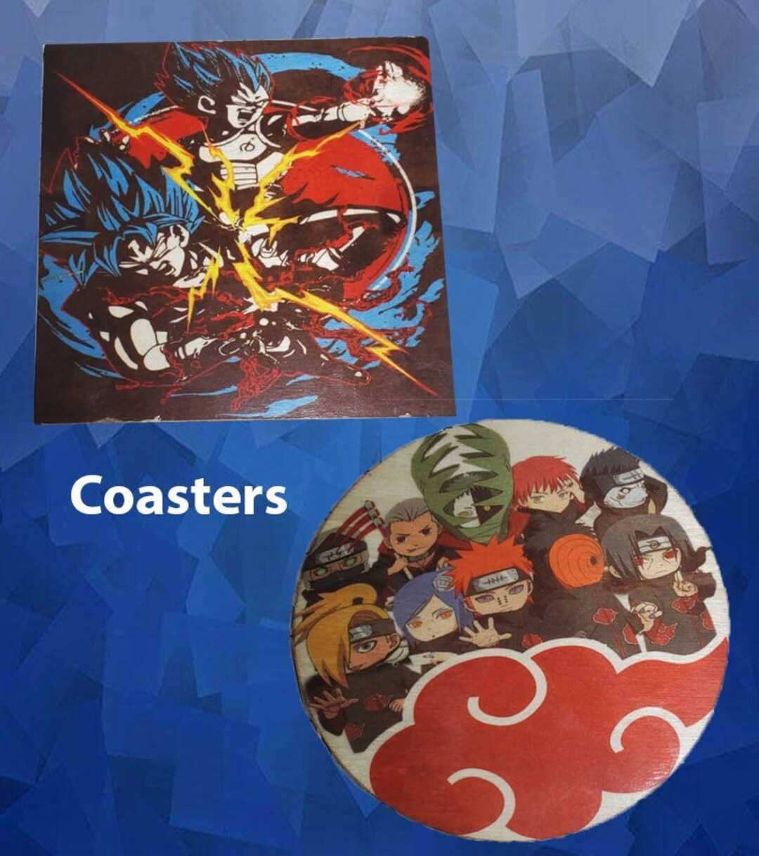 Custom Hand Made Key Chains and Coasters, Made With Your Choice of ...