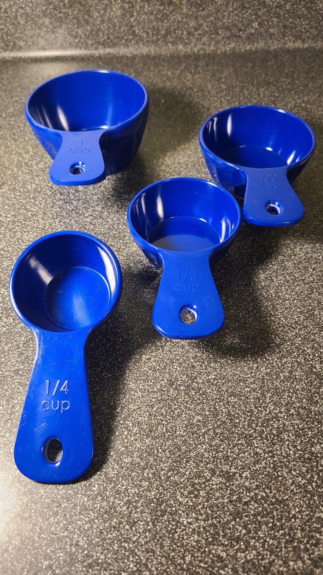 Cobalt Blue Melamine Measuring Cups - Etsy