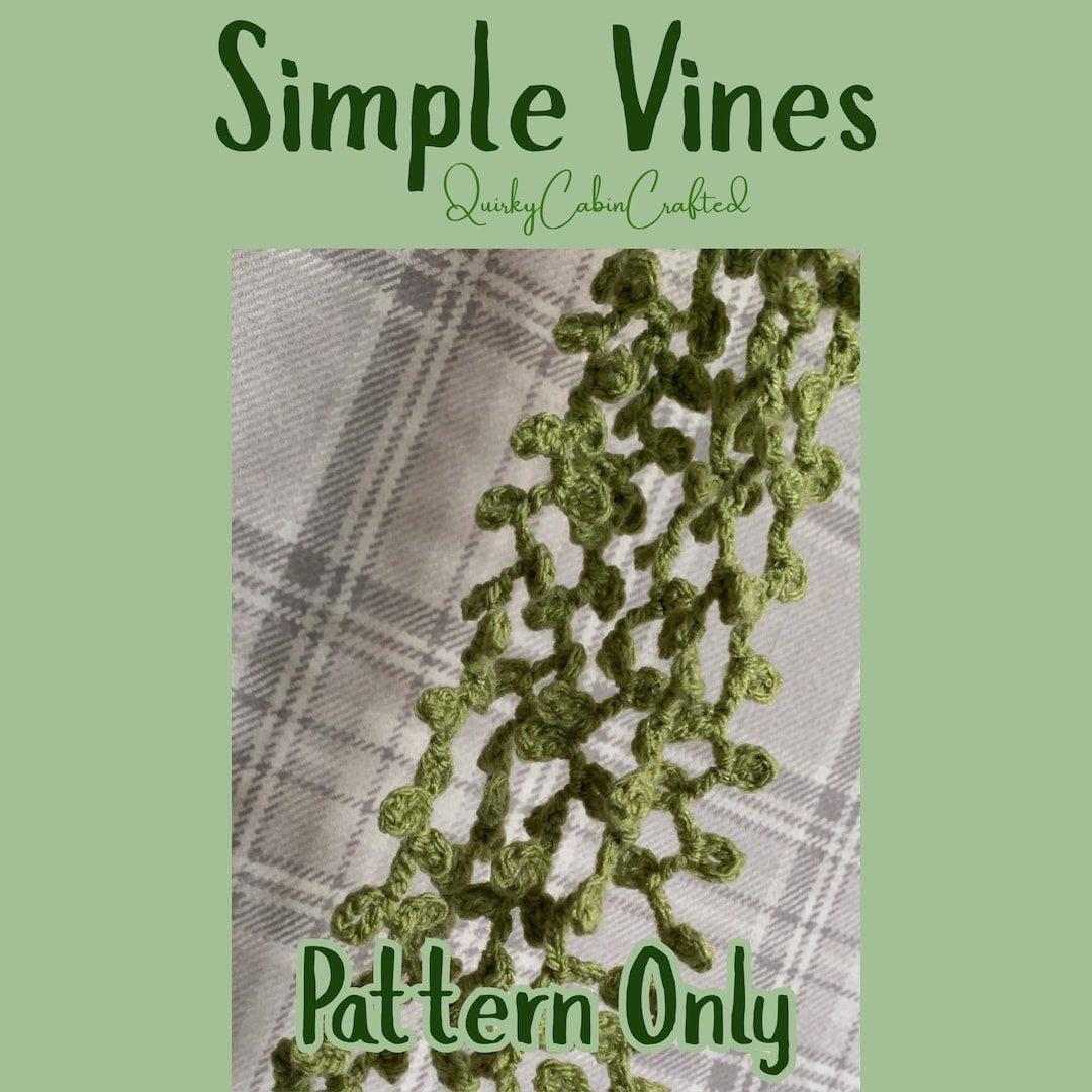 Simple Vines Crochet Pattern - Etsy