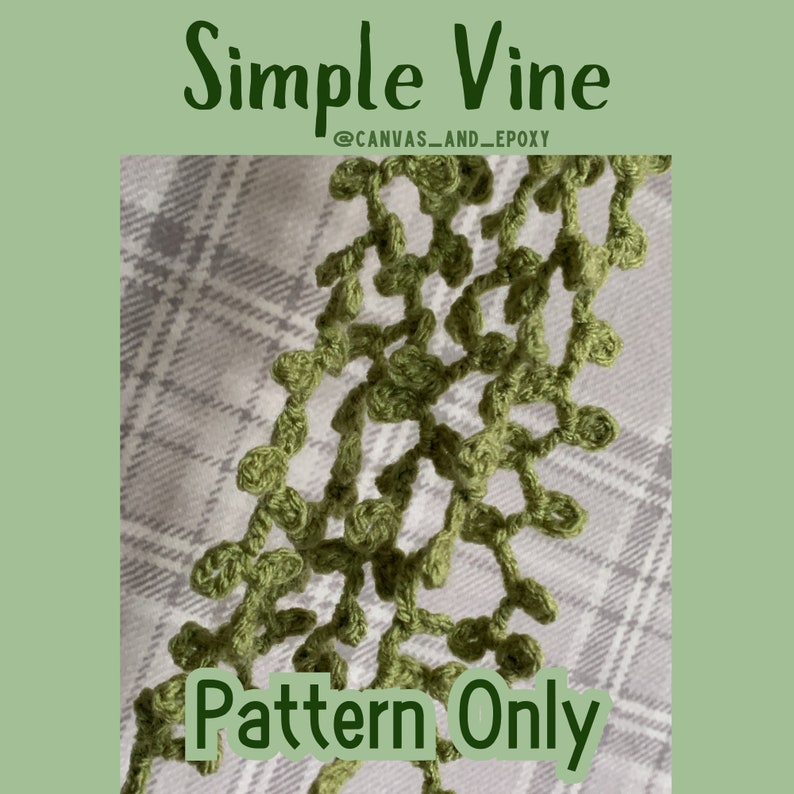 Simple Vines Crochet Pattern - Etsy